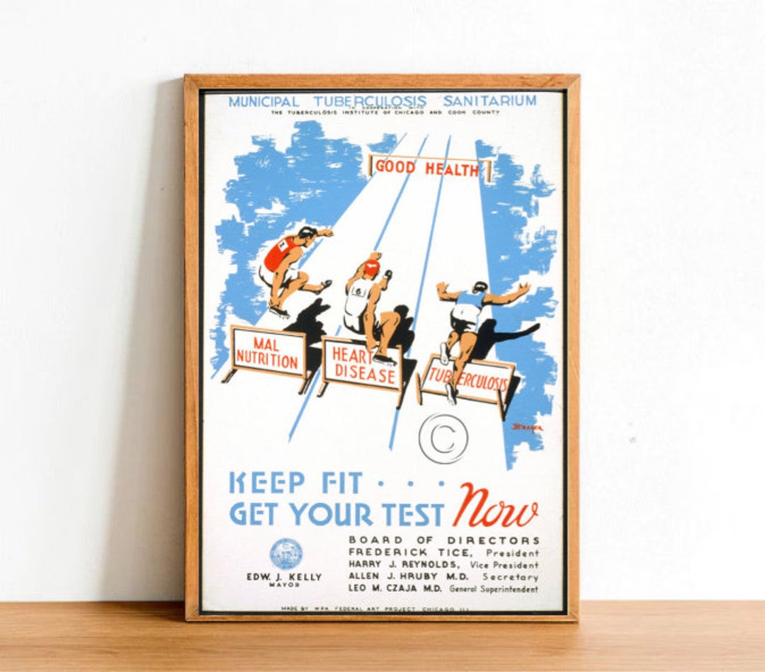 Retro Health Advertisement Poster Print, Vintage Health Doctor America ...