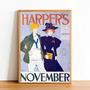 Retro Magazine Advertisement Poster Print Vintage News - Etsy