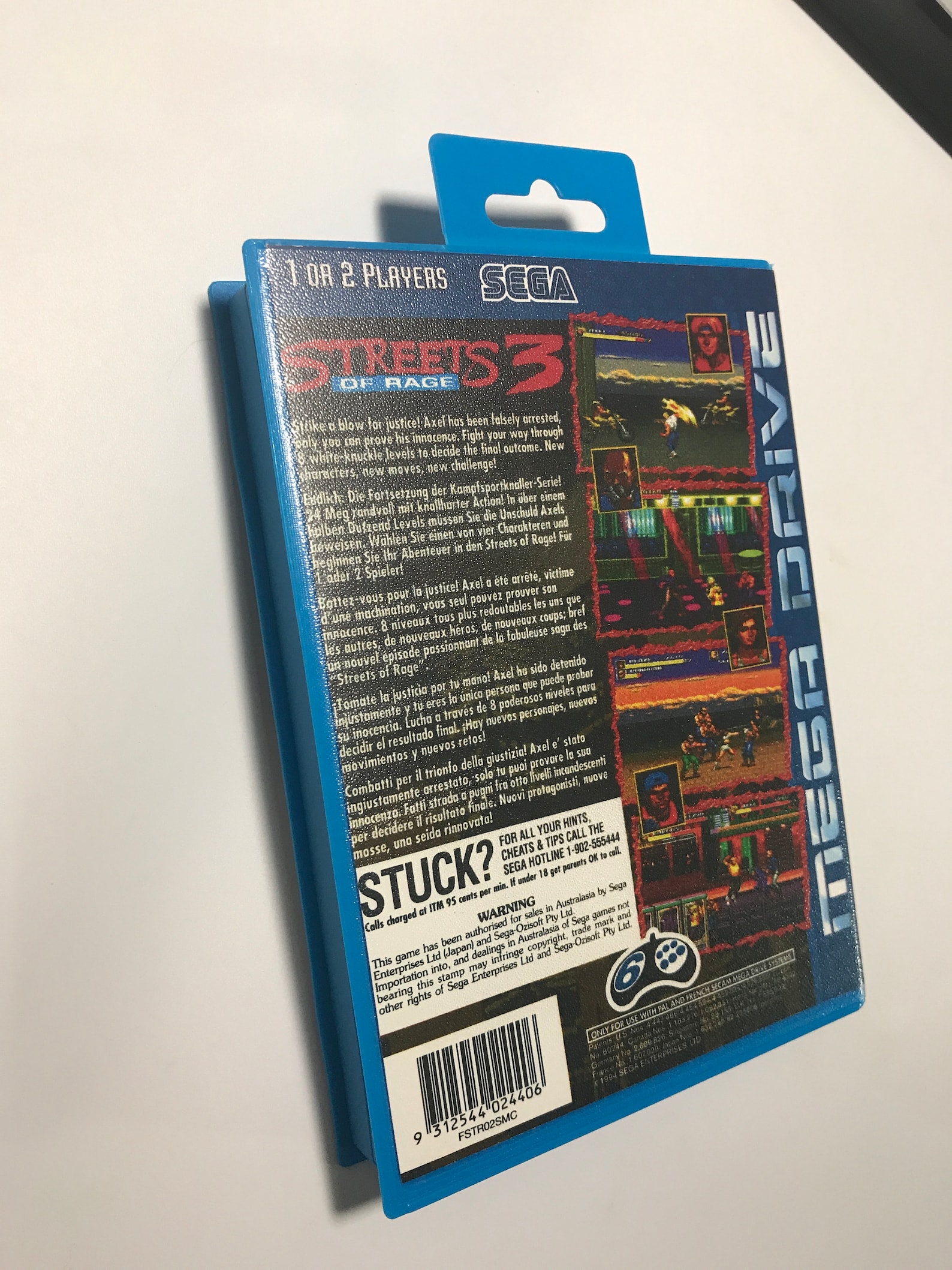 Street of Rage 3 Sega Mega Drive Box Insert Inlay Case Cover Art - Etsy