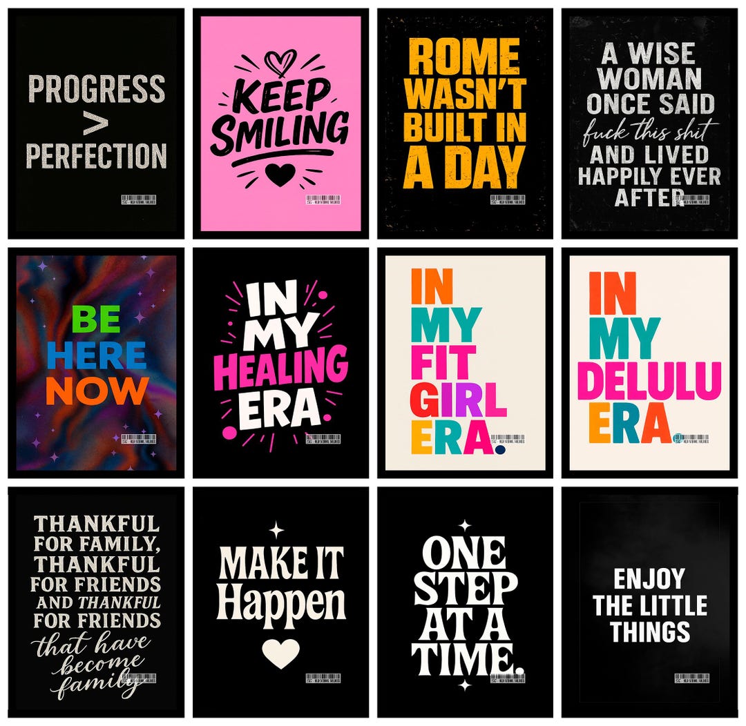 Focus on Progress and Healing – A3 A4 A5 Motivation Posters - Etsy