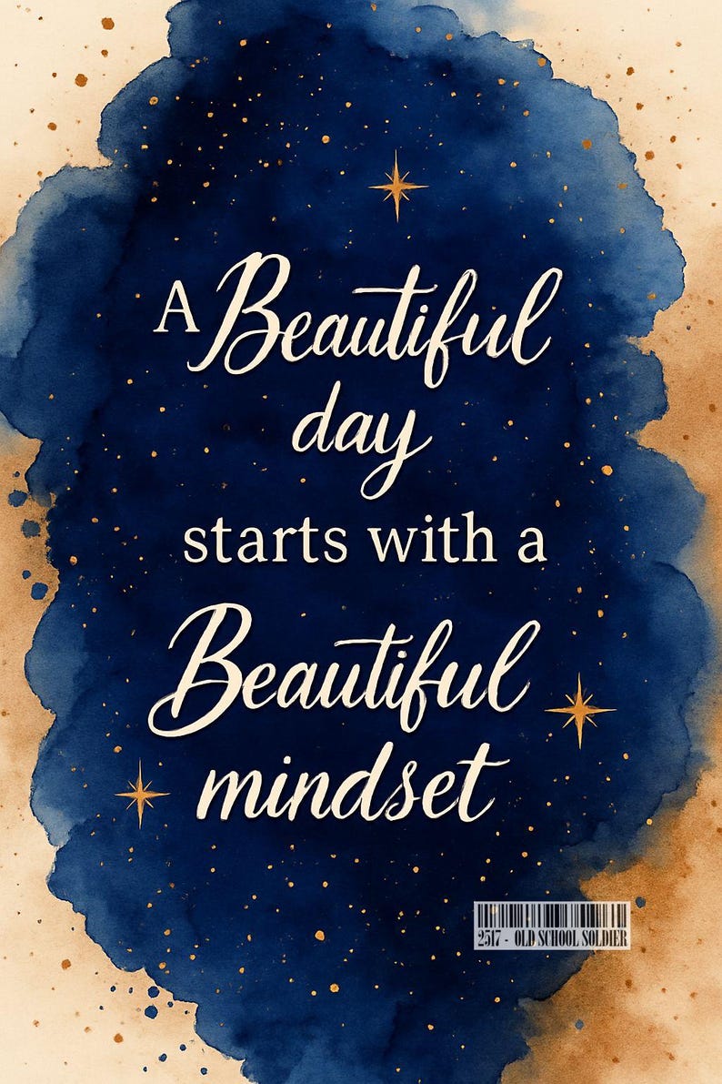 Positive Mindset Life Wisdom – A3 A4 A5 Motivation Posters - Etsy