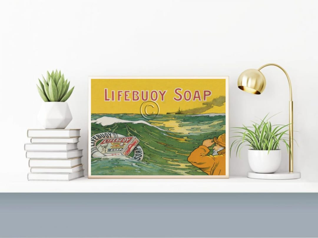 Retro Soap Advertisement Poster: Vintage Style Wall Art (A4 Size) - Etsy