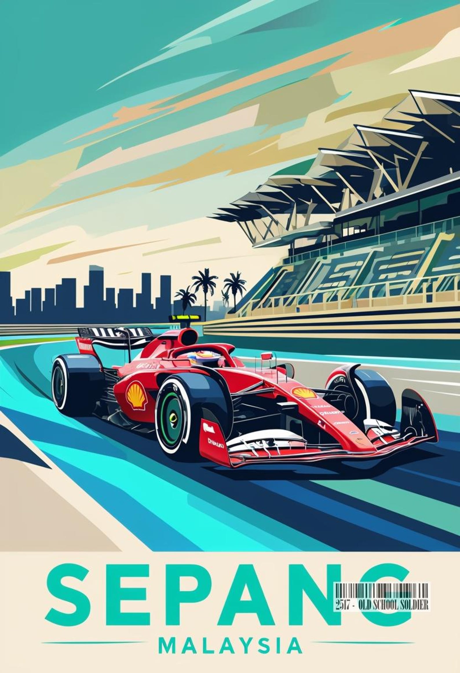 Iconic International Racing Circuits – A3 A4 A5 Formula 1 Racing ...
