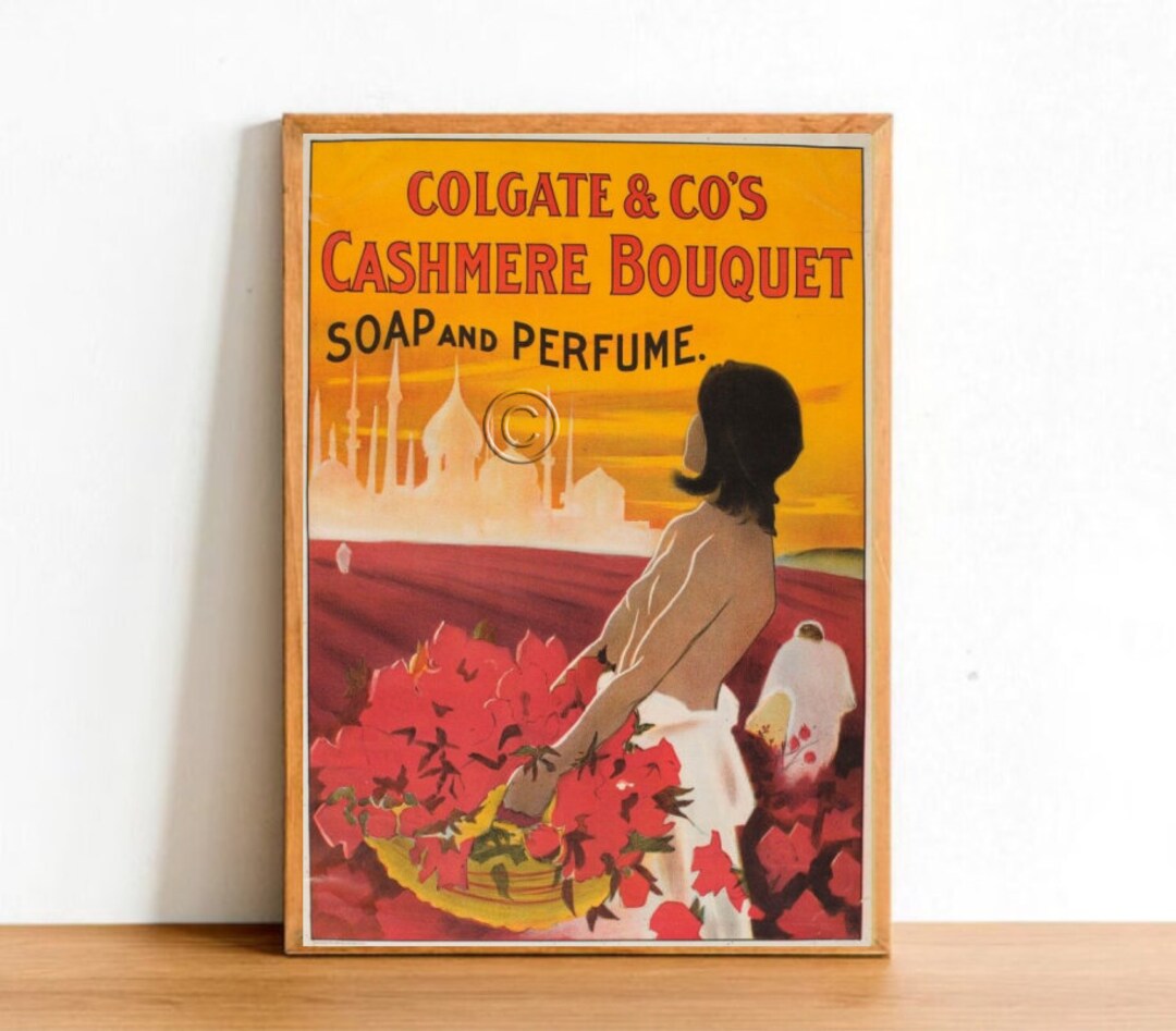 Vintage Perfume Ad Poster: Cashmere Bouquet Soap Print (A4 Size) - Etsy