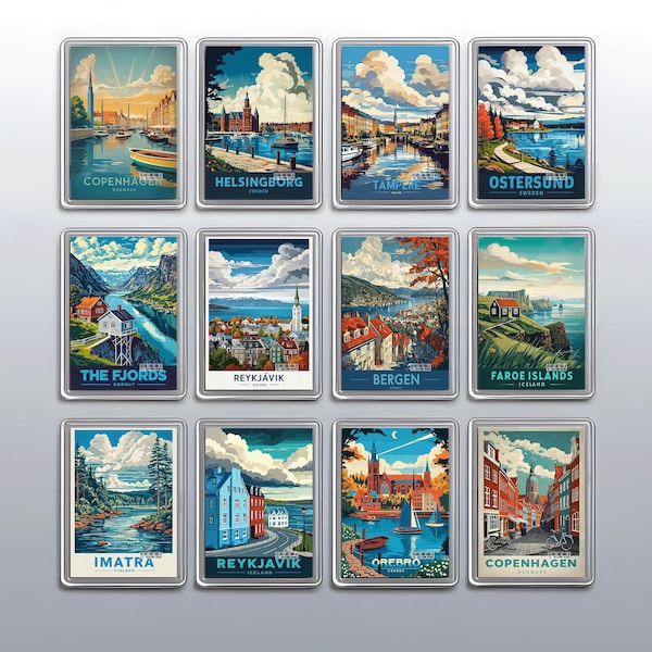 Vintage Swedish Magnet - Etsy UK