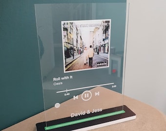 Spotify Glass Stand | Etsy