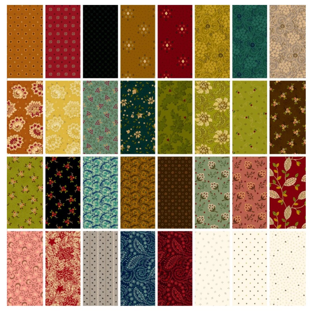 Quiet Grace Fat Quarter Bundle 32 Fat Quarters - Etsy