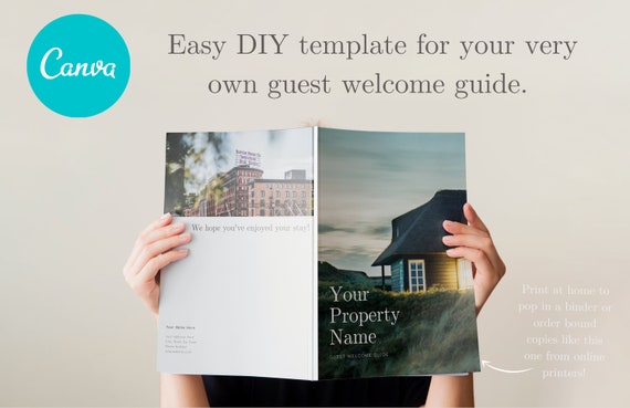 Airbnb Guest Welcome Guide Templates 20 Designs Editable on - Etsy