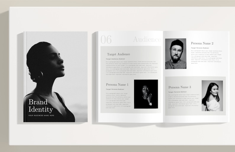 Modern Neutral Brand Identity Packet Templates, 20+ Pages of Designs ...