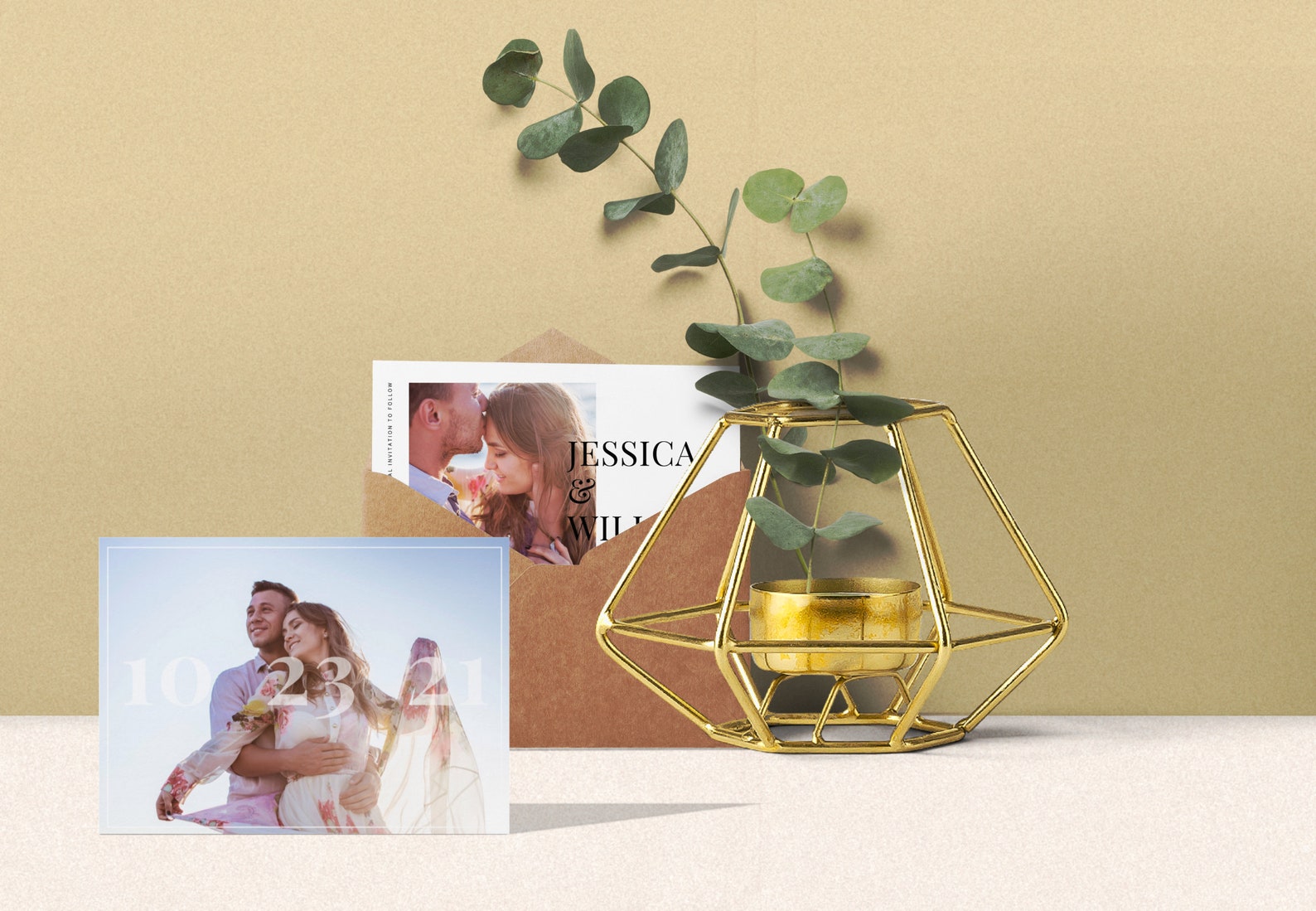 Classic Save the Date Template for Canva I Editable and Customizable ...