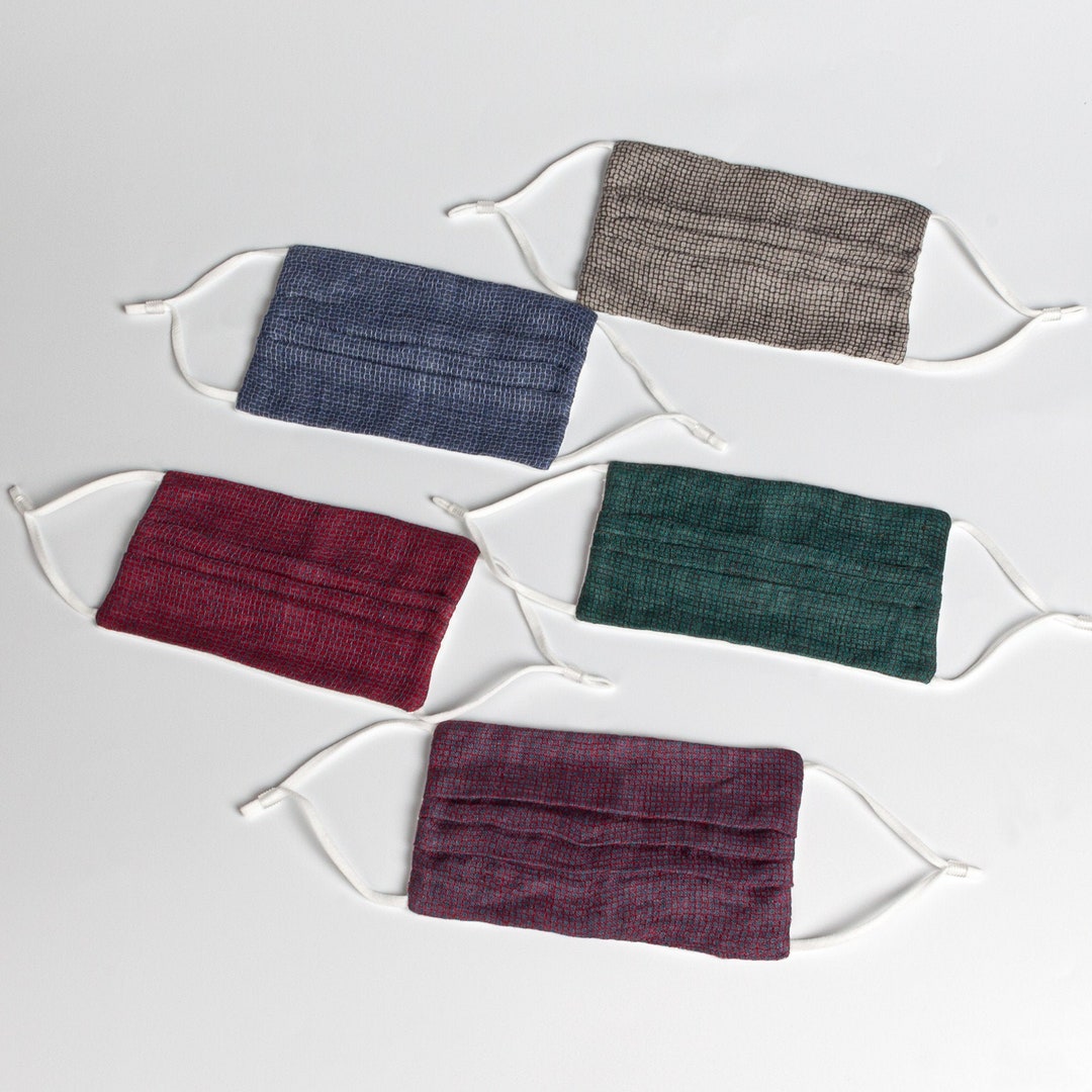 Face Mask Linen Face Mask Adjust Face Mask Washable and - Etsy