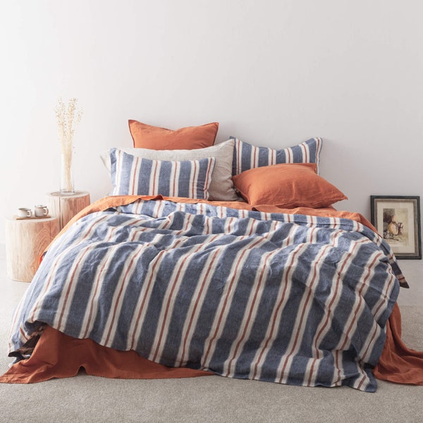 Washed Linen Bedding - Etsy