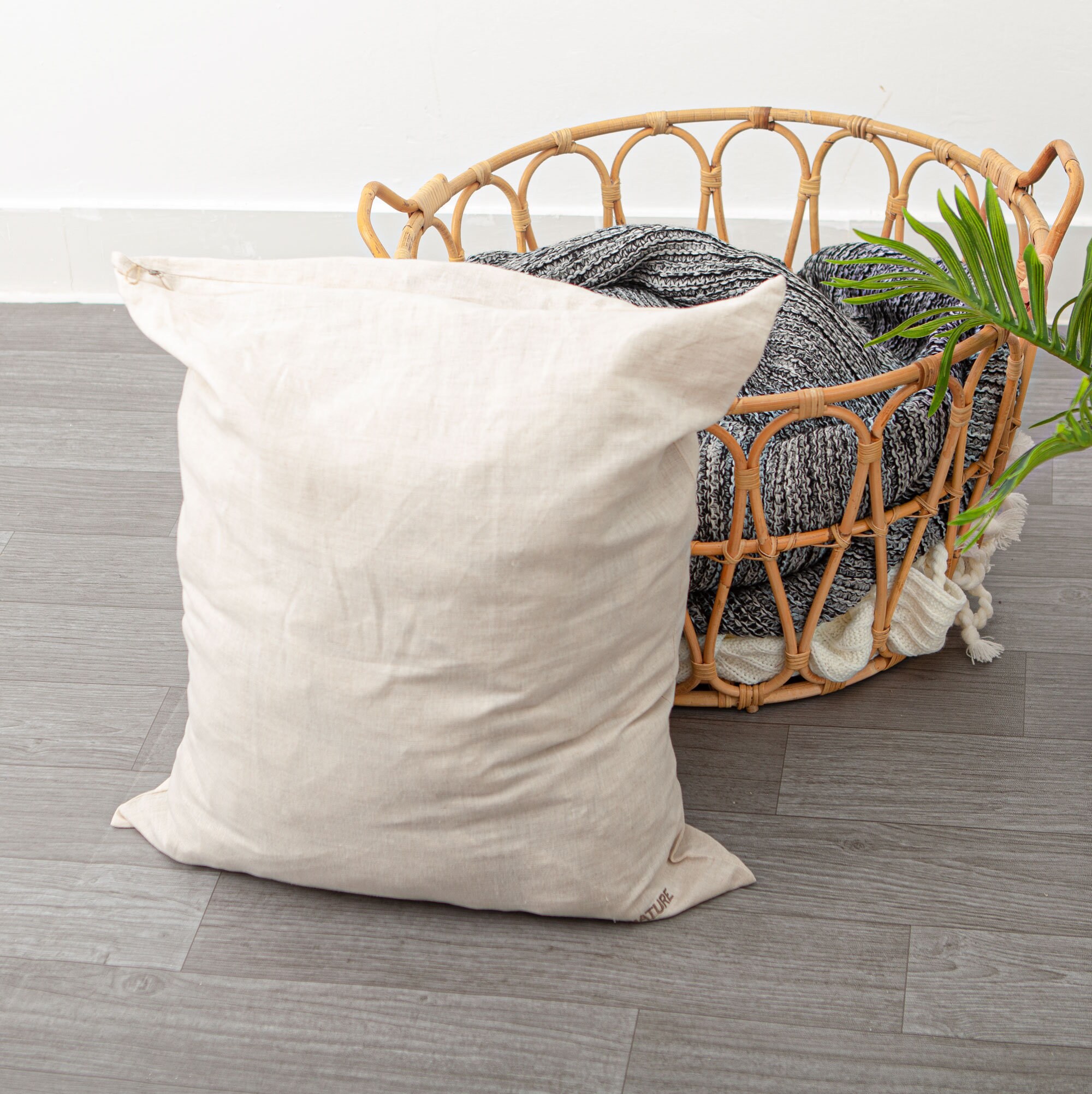 Linen Laundry Zippered Bags Pack of 3 Linen Reusable Storage | Etsy