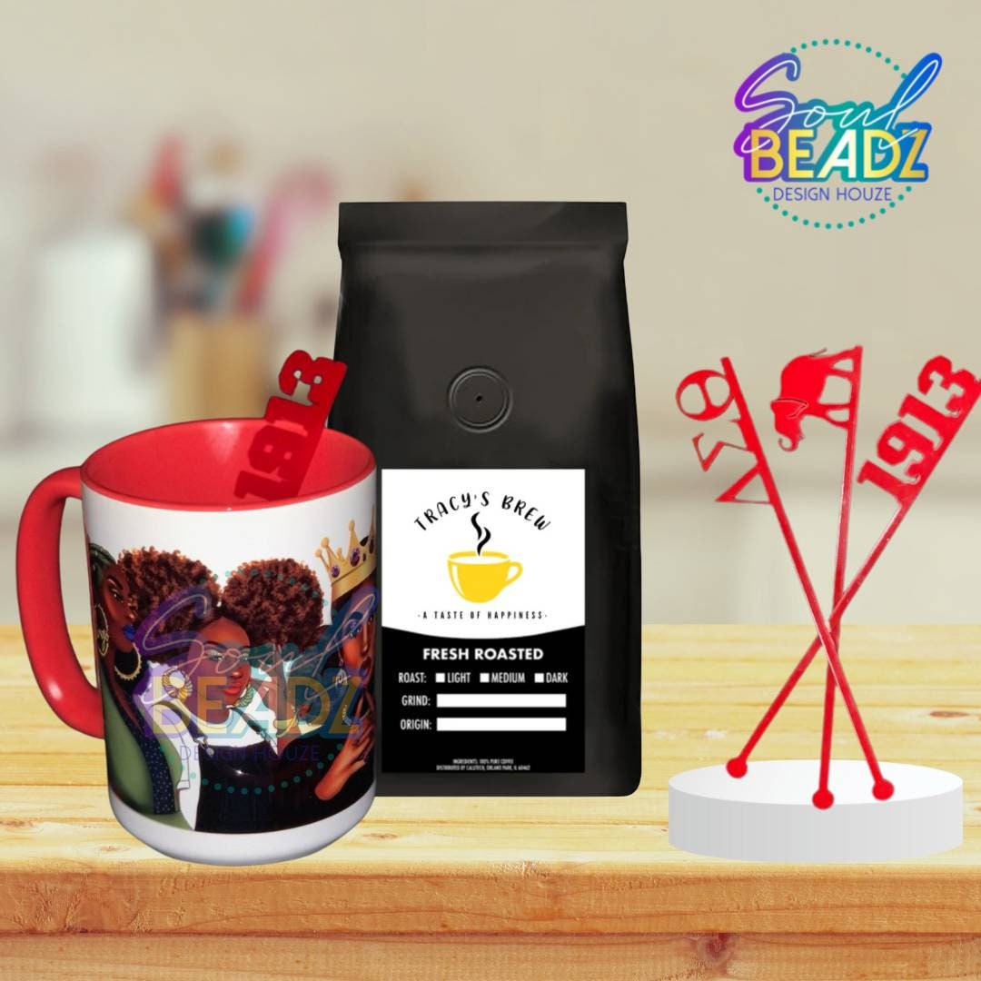 DST Coffee Drink Stirrer| Rush| Deltaversary| Bachelorette| Wedding ...