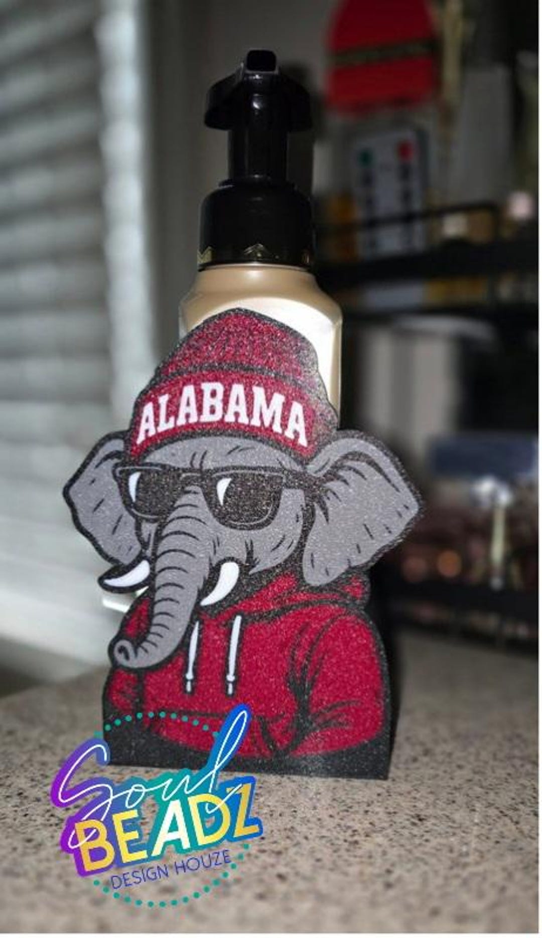 Alabama Soap Dispenser | 3D Digital File | Rolltide | Soap Dispenser ...