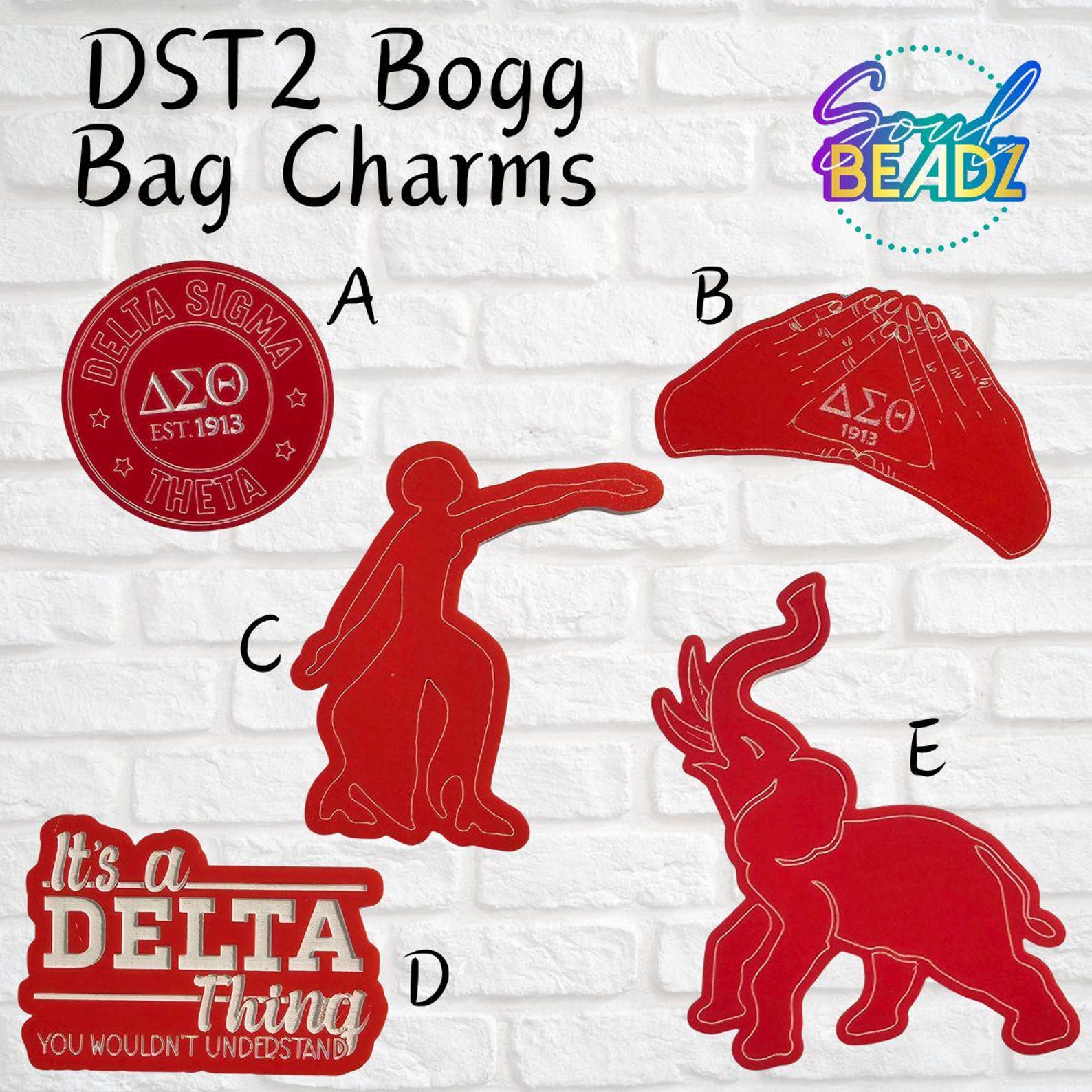 DST2 RED Bogg Bag Charm| Bogg Bag| Custom Charms| Bogg Charm| KISS ME ...