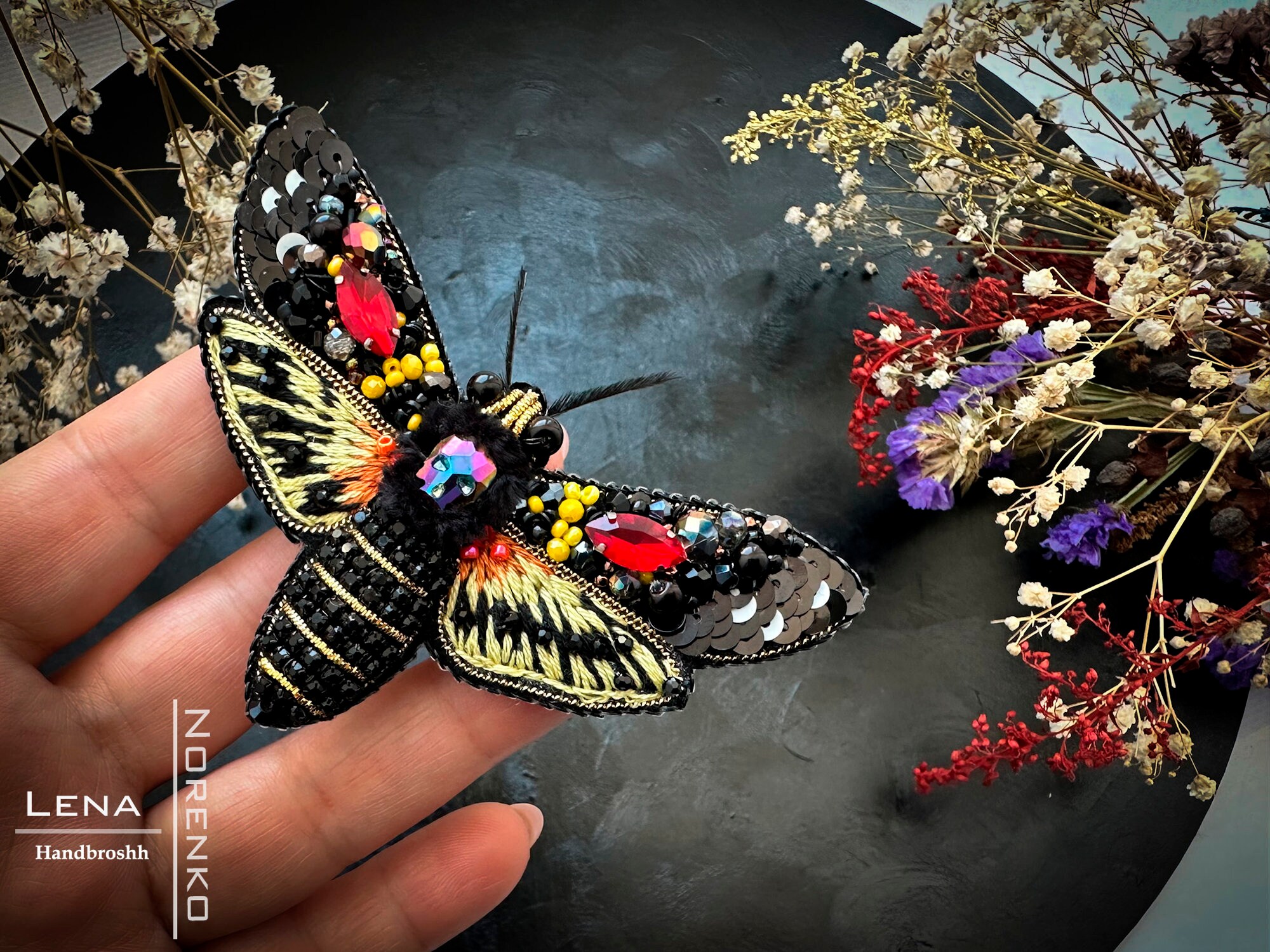 Death Head Moth Jewelry Hawkmoth Gothic Brooch Bug Pin Brooch Handmade ...