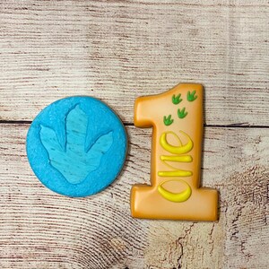 Dinosaur Birthday Cookies/ Dinosaur Egg/ T-rex/ Dinosaur Print/ Fossils ...