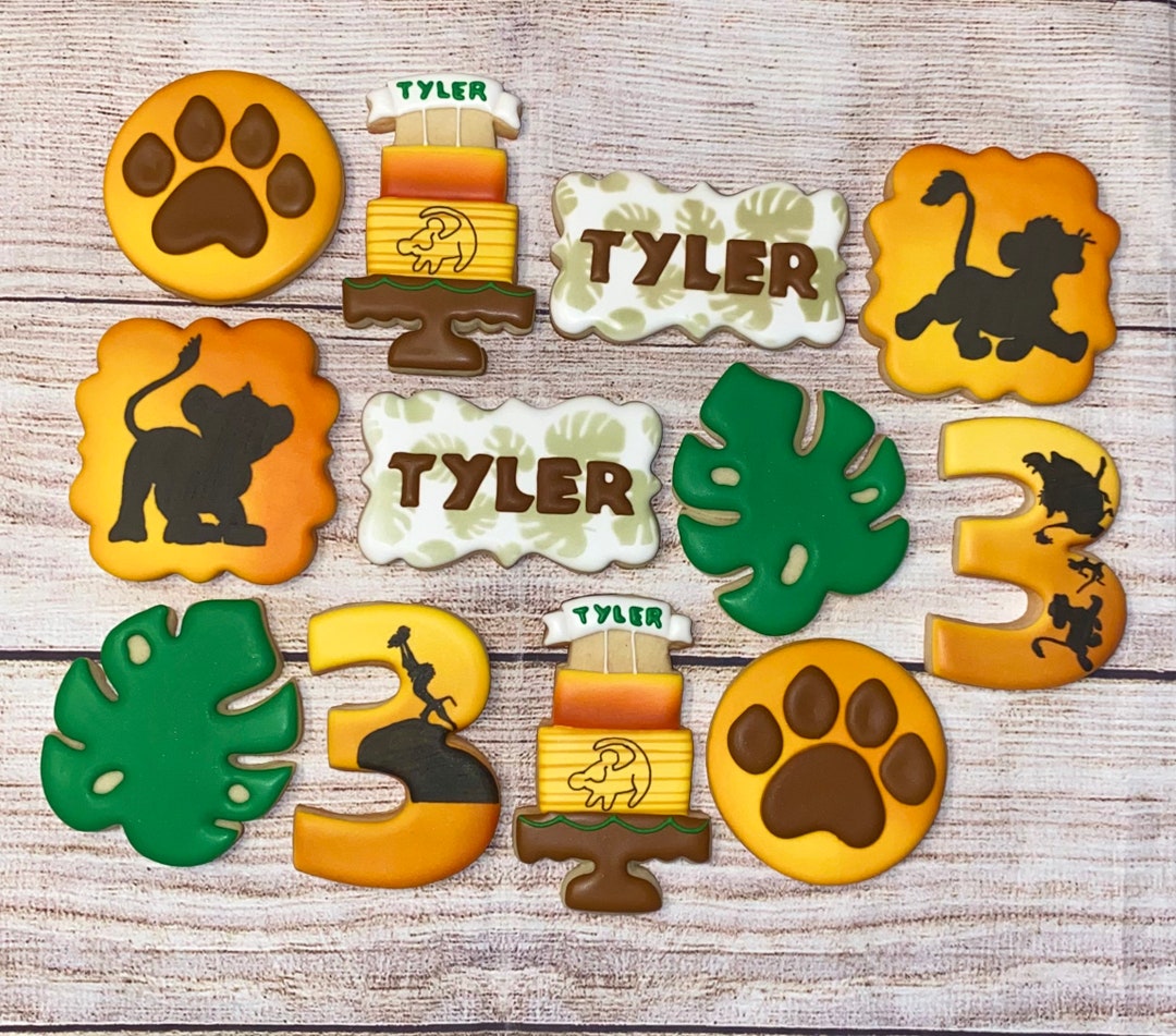 Lion King Sugar Cookies/ Simba Cookies/ Scar Cookies/ Lion King ...