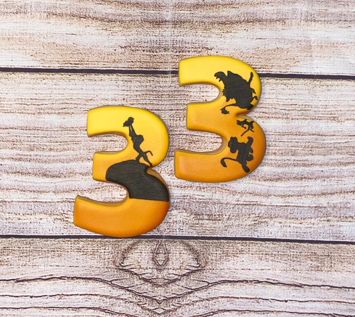 Lion King Sugar Cookies/ Simba Cookies/ Scar Cookies/ Lion King ...