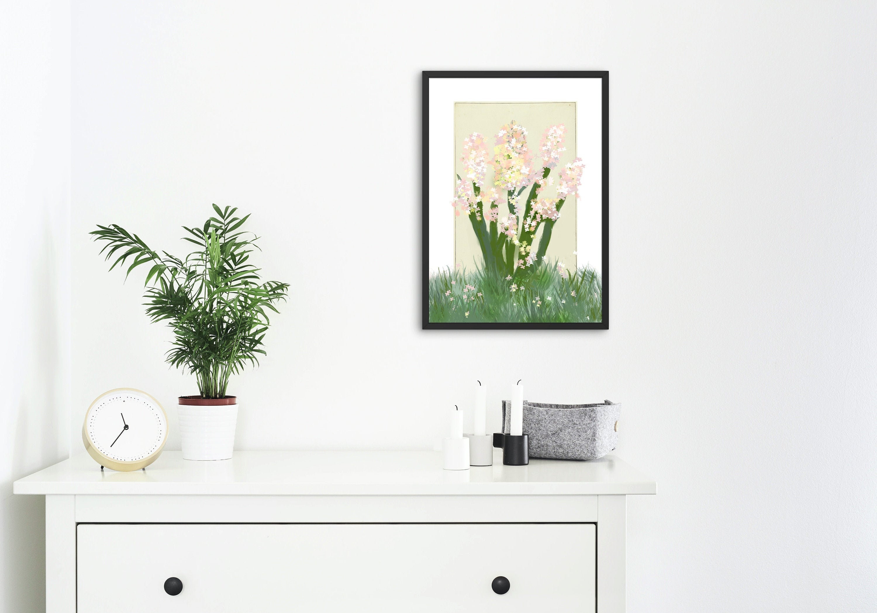 Botanical Poster Flower print Flower wall art Flower | Etsy