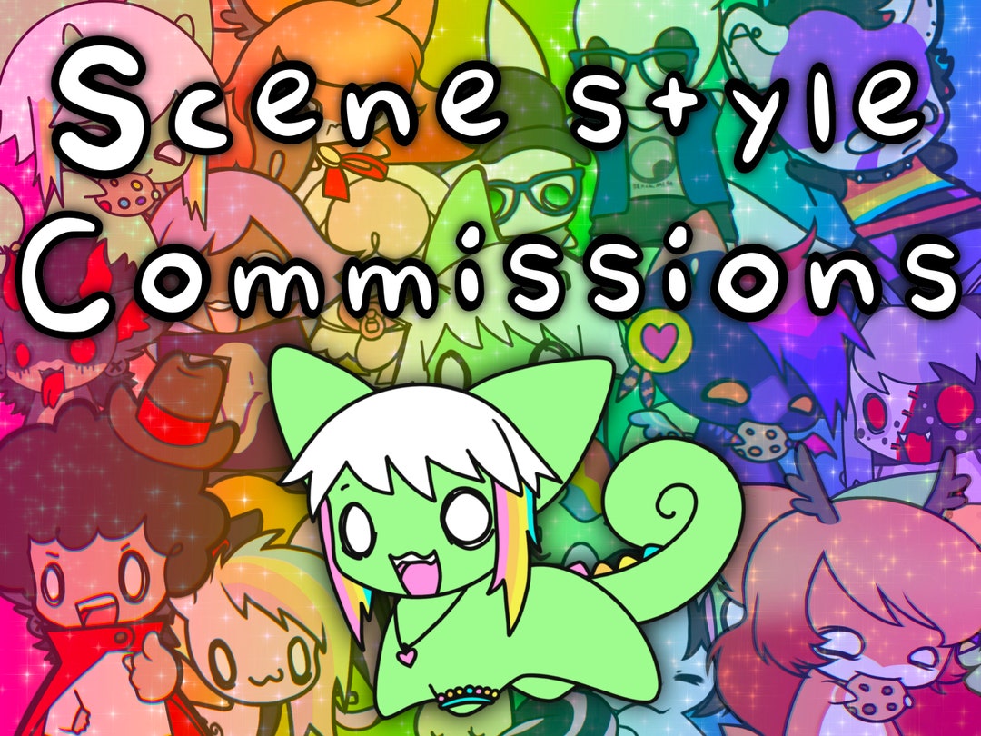 2000’s Scene Style Commissions - Etsy