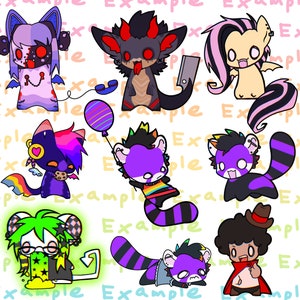 2000’s Scene Style Commissions - Etsy