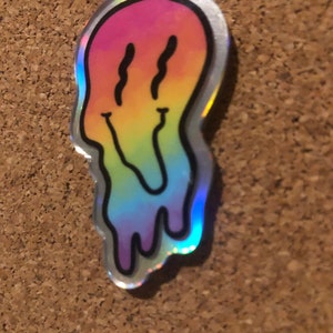 Weirdcore Scenecore Smiley Face Pins - Etsy