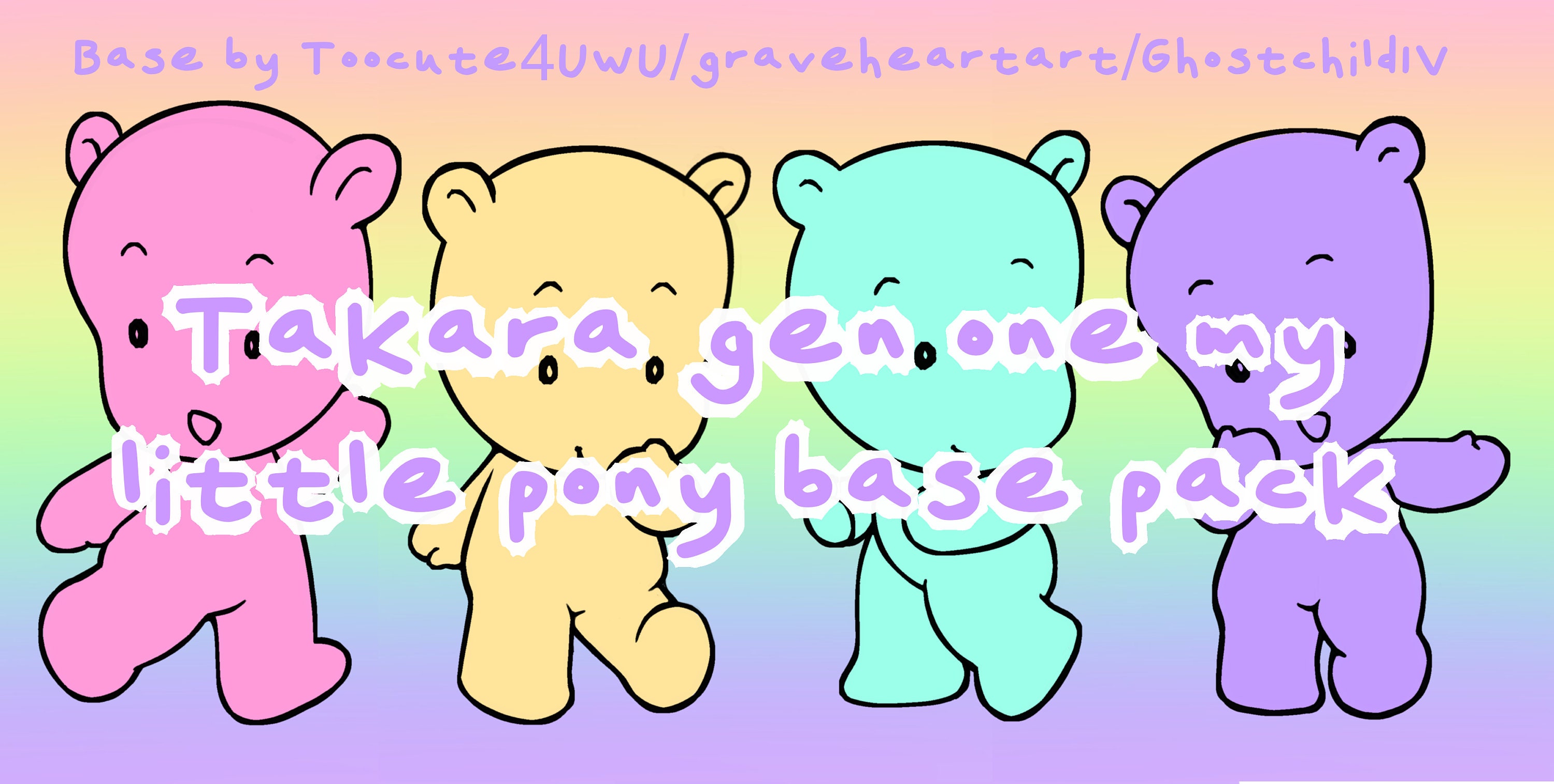 P2U Takara Gen 1 My Little Pony Base Pack - Etsy