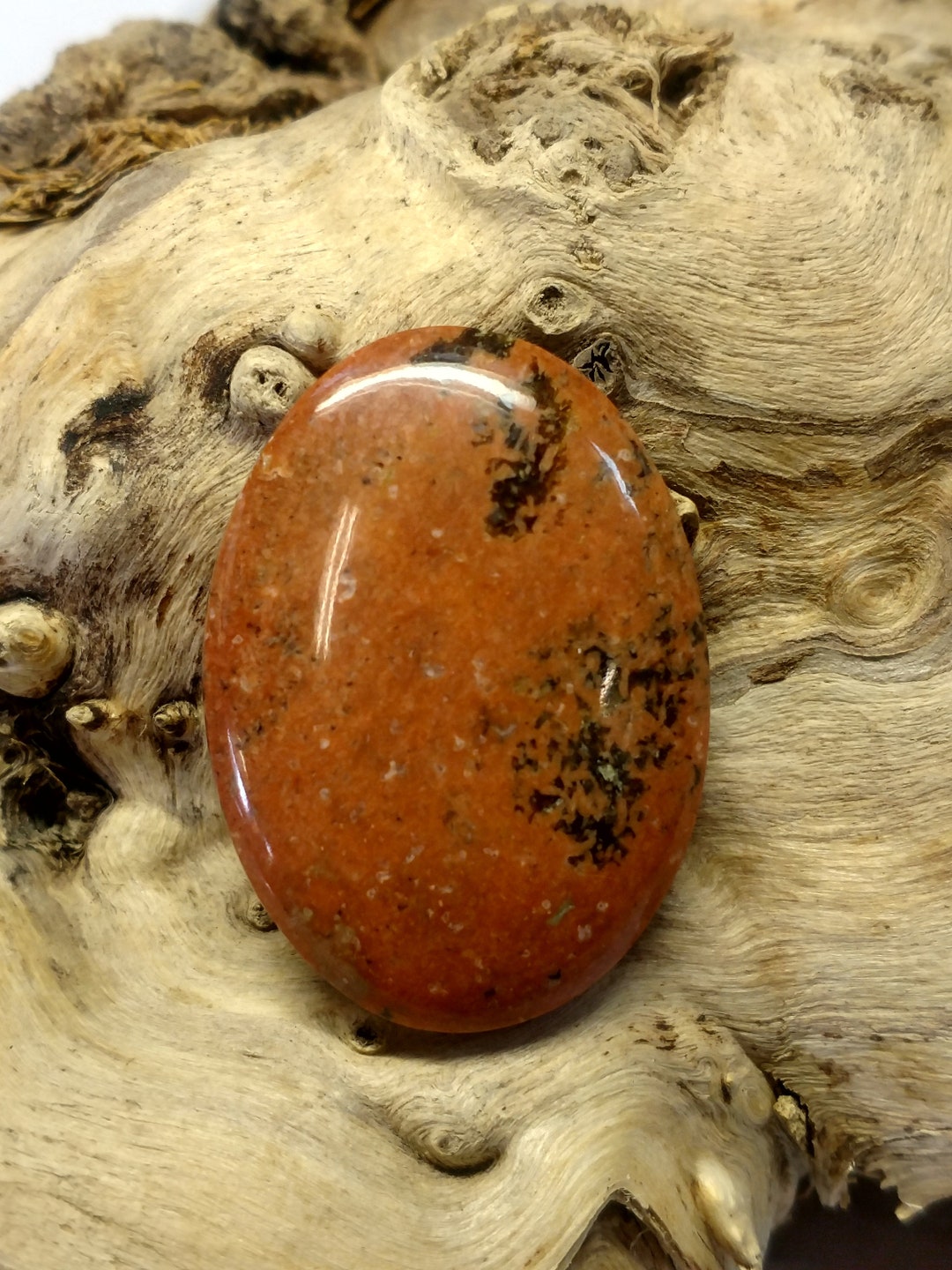 Iron Stained Quartz Cabochon - Etsy