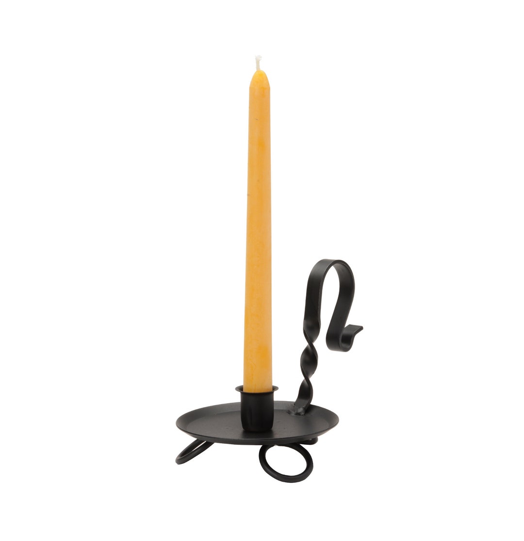 Handheld Metal Taper Candle Holder Amish Handmade in USA - Etsy