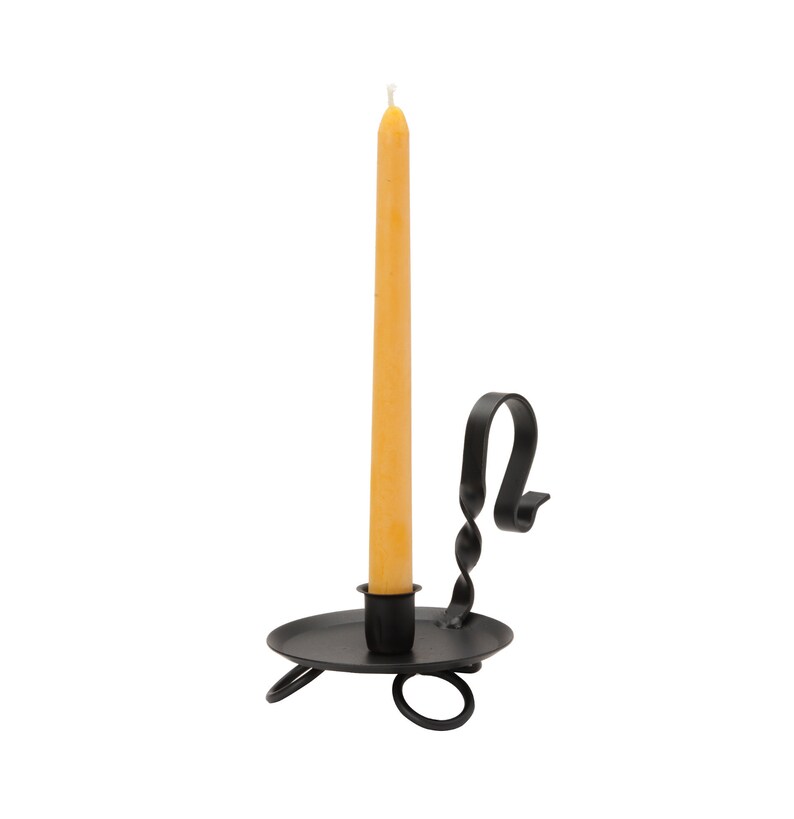 Handheld Metal Taper Candle Holder Amish Handmade in USA - Etsy