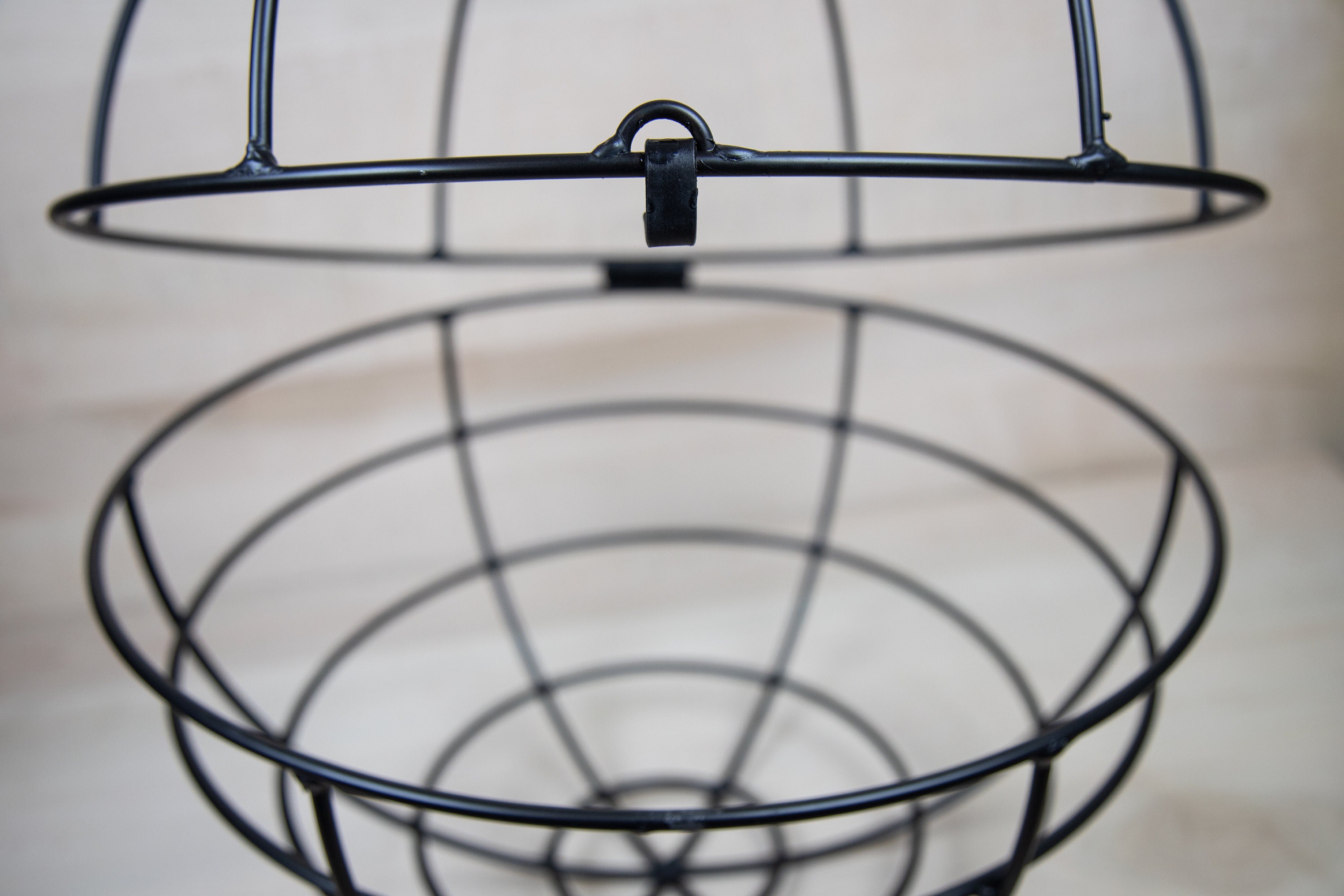 Wrought Iron 18 Hanging Wire Basket Plant Hanger Globe - Etsy Australia
