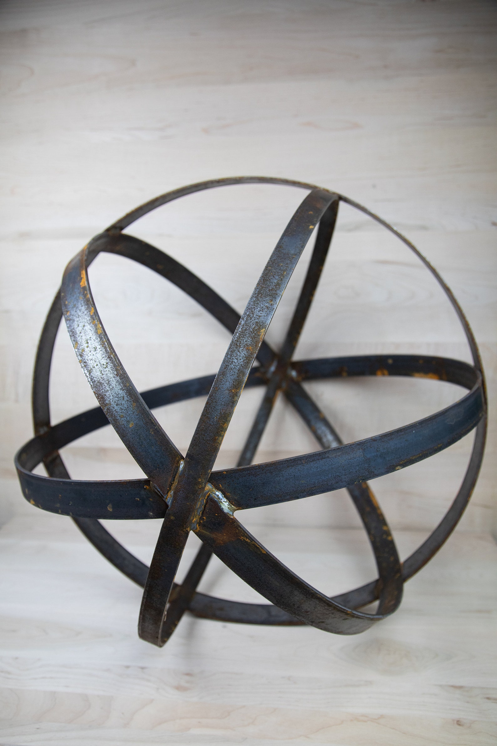 Rusty Metal Garden Orb Spheres Amish Handmade in USA | Etsy Canada