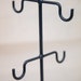 Wrought Iron 4 Coffee Mug & Tea Cup Rack Holder Metal Tree Stand ...