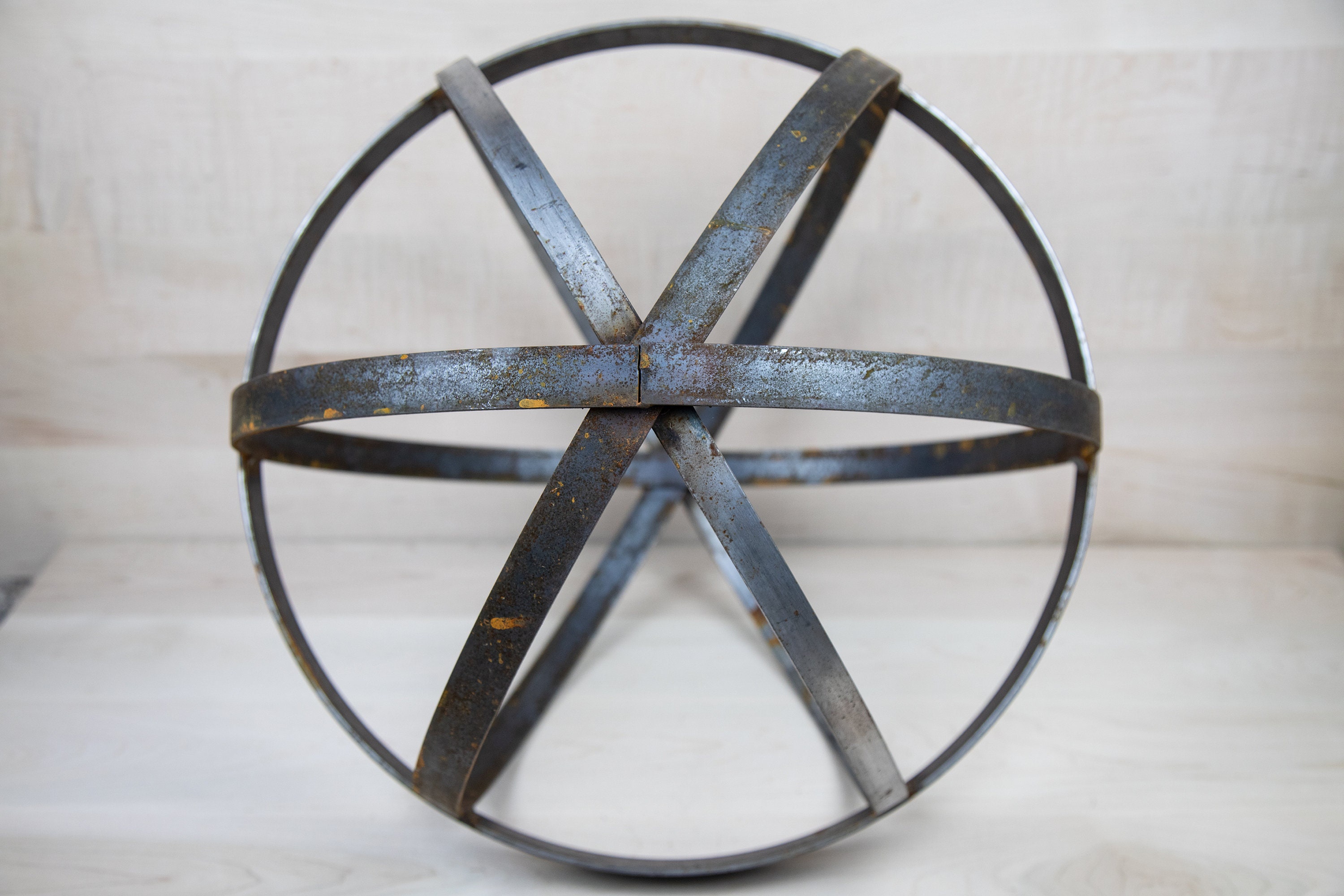 Rusty Metal Garden Orb Spheres Amish Handmade in USA | Etsy Canada