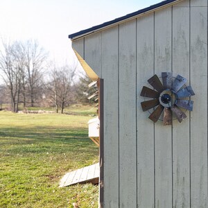 Amish Made Windmill Wrought Iron Large & Small - Etsy