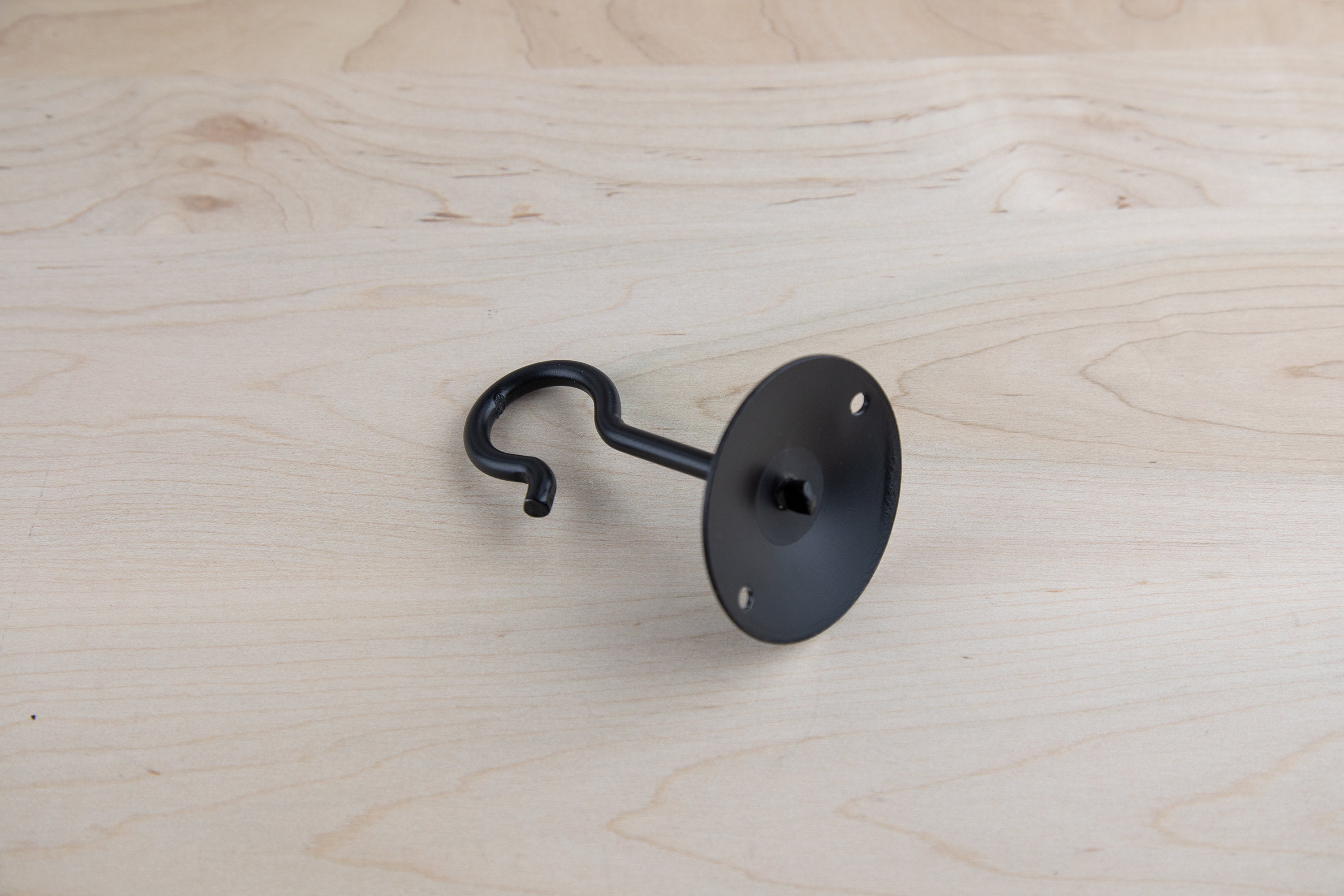 Rotating Swivel Metal Ceiling Hook Black Wrought Iron - Etsy Canada