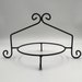 Black Wrought Iron Pie Plate Holder Stand - Etsy