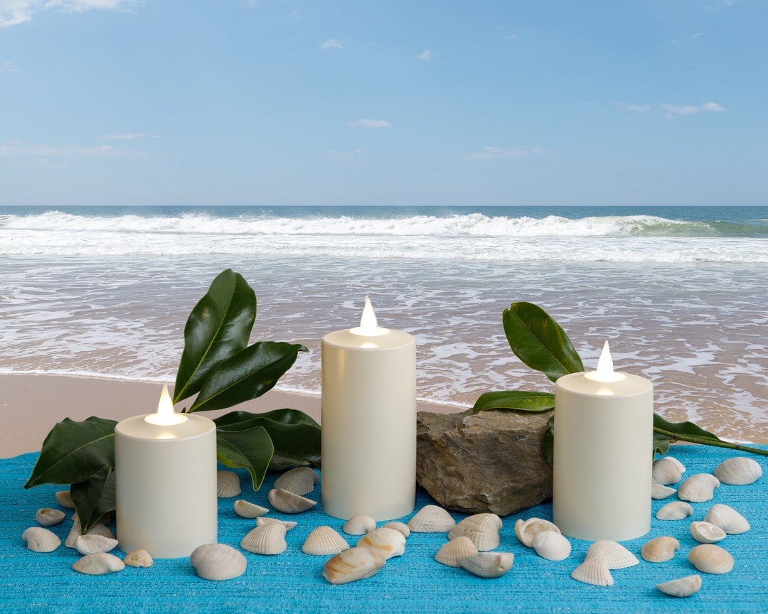 Weatherproof LED Wax Candles, Amish Made, Delightful Candle Co - Etsy