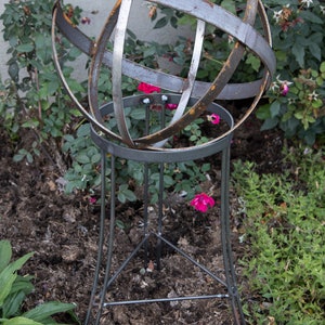 Rusty Metal Garden Orb Spheres Amish Handmade in USA | Etsy Canada