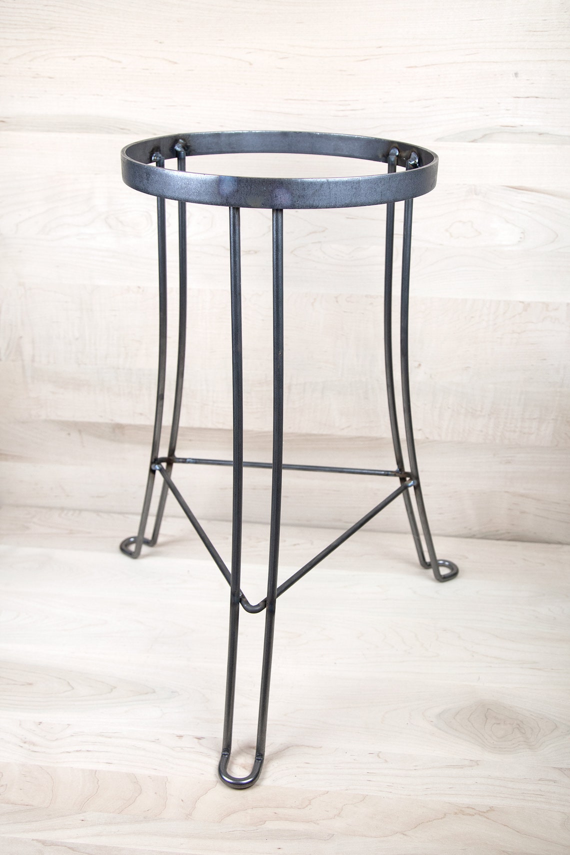 Large Orb Stand Outdoor Uncoated Garden Flowerbed Amish | Etsy