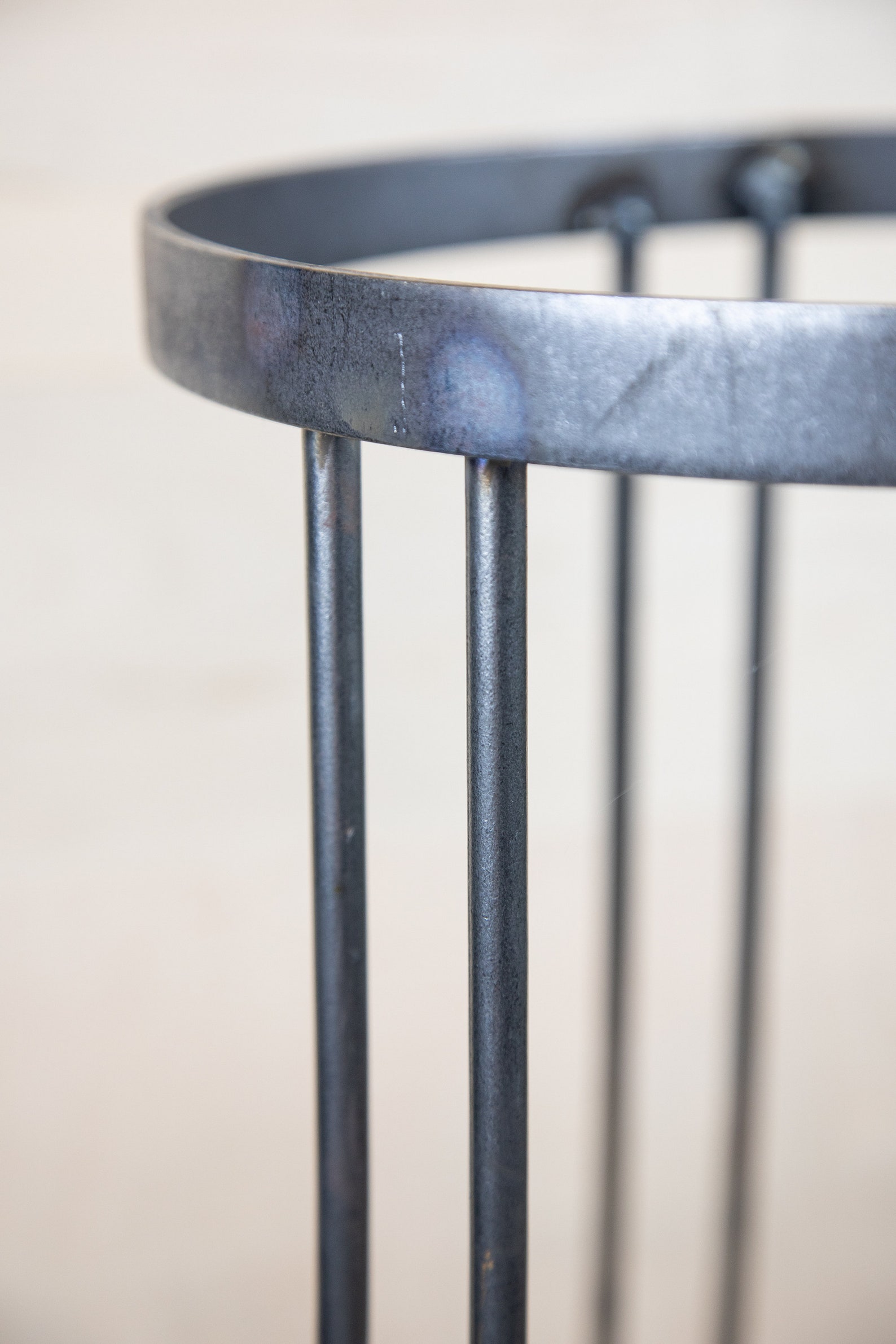 Large Orb Stand Outdoor Uncoated Garden Flowerbed Amish | Etsy