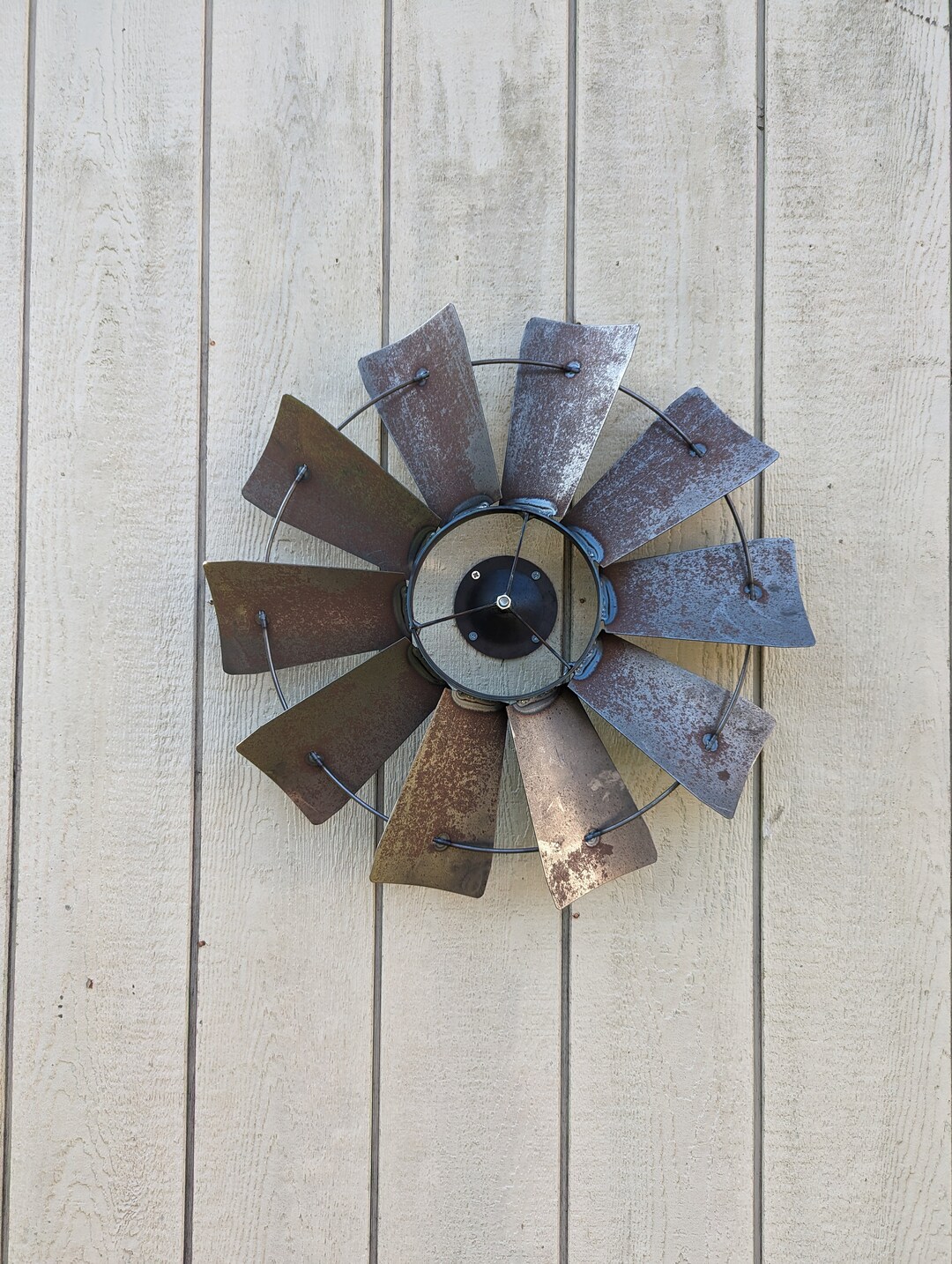 Amish Made Windmill Wrought Iron Large & Small - Etsy