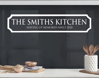 Kitchen Rules Vinyl Wall Decal Sticker Home & Living Vinyl - Etsy
