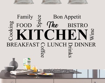 Kitchen Rules Vinyl Wall Decal Sticker, Home & Living, Vinyl Wall Decal ...