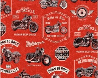 Motorcycle Fabric - Etsy
