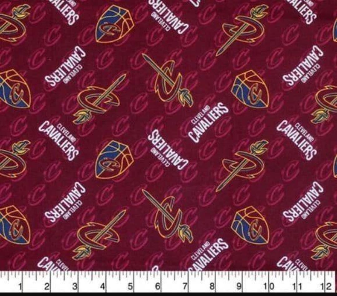 NBA Cleveland Cavaliers Cotton Fabric - Officially Licensed - Etsy