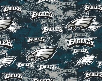 Philadelphia Eagles Fabric - Etsy
