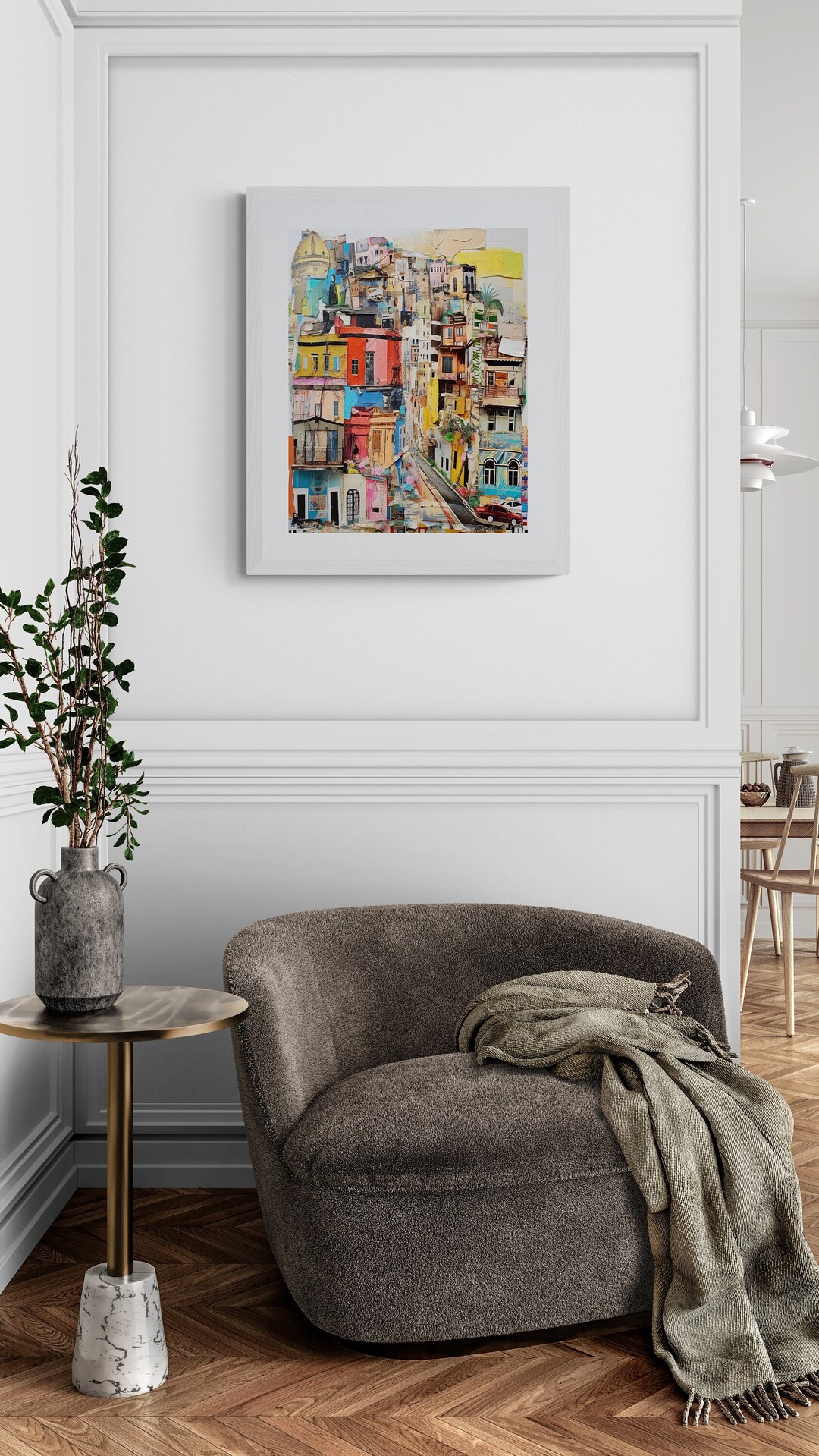 Modern Rio De Janeiro Favela Abstract Mixed Media Art Collage Poster - Etsy